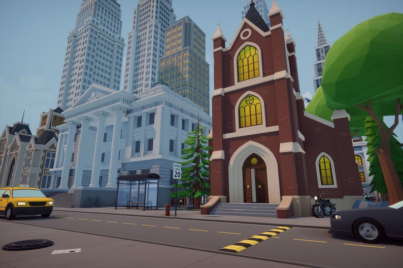 Low Poly Mega City by JustCreate3D