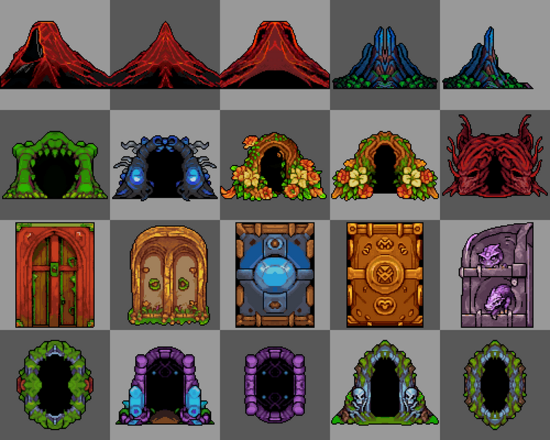 Pixel Gate All by BDragon1727