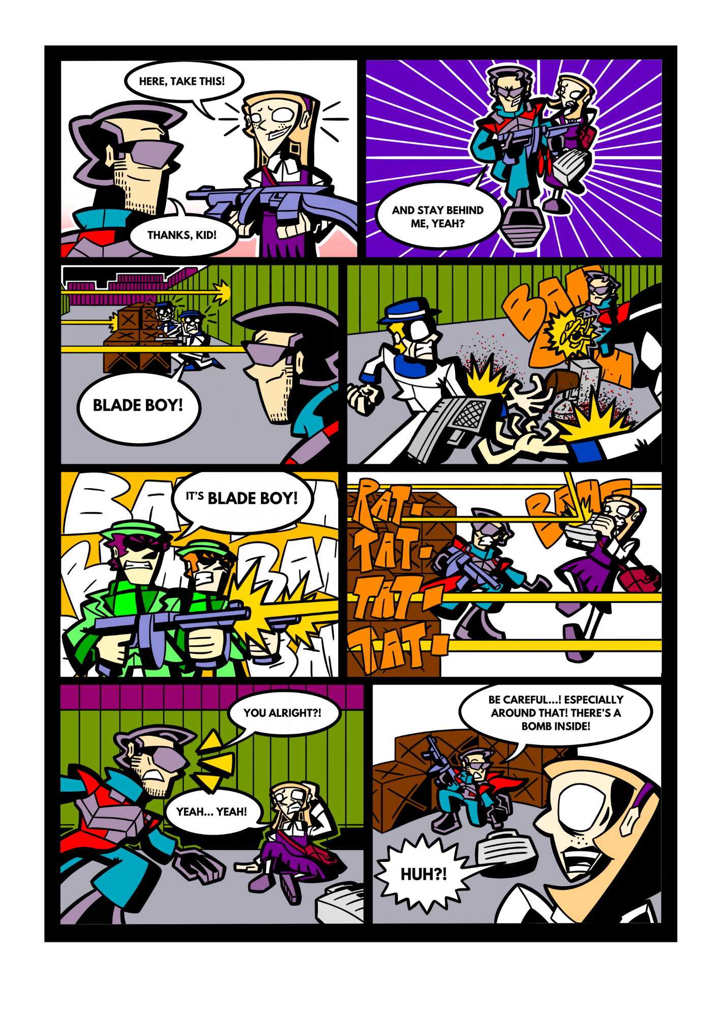BLADE BOY #03 - 'Firefight!' by LoafingOffGames