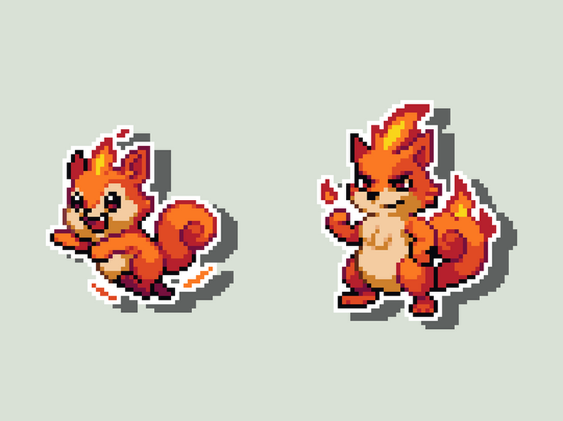 RPG asset fakemon pokemon pack (Asset Alliance) by Gif