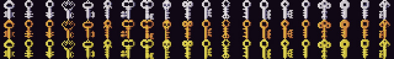 2D Pixel Key pack by Venogear