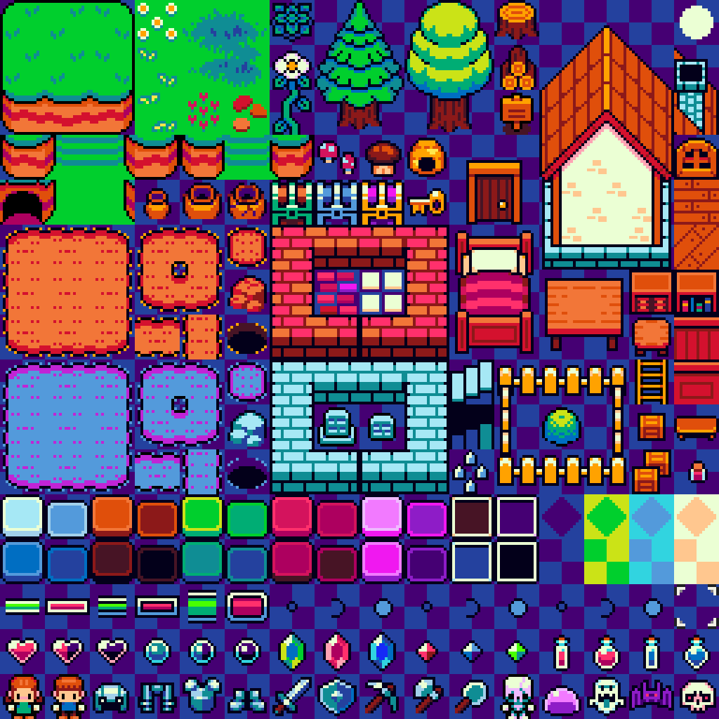 Free - Pocket Adventure - 16x16 Sprites by veih