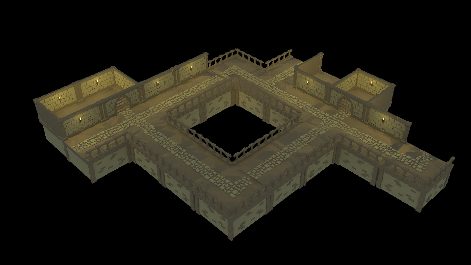 Isometric dungeon tiles by Yetkin_Studio