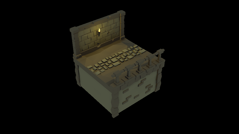 Isometric dungeon tiles by Yetkin_Studio