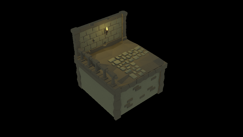 Isometric dungeon tiles by Yetkin_Studio