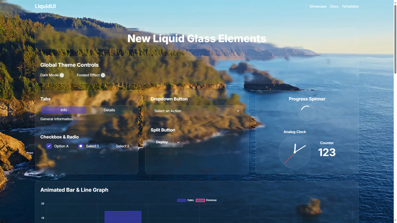 Liquid Glass IOS26 UI Kit v2: Ultimate Liquid Glass Effect Component ...