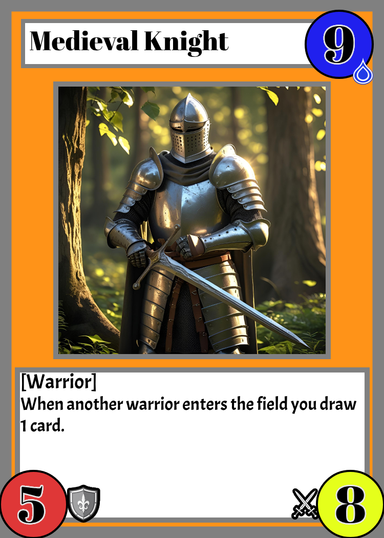 4 Cards Templates PSD TCG - playlightgames by playlightgames