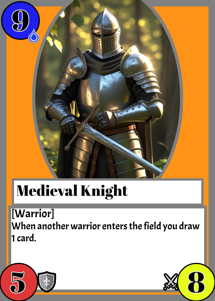 4 Cards Templates PSD TCG - playlightgames by playlightgames