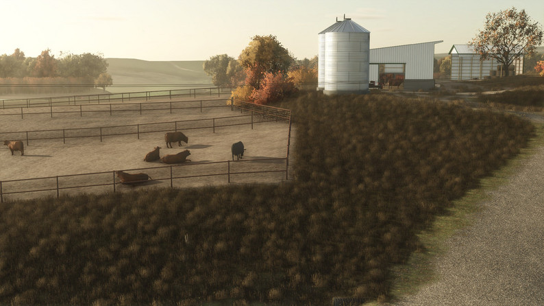 FS25 Feedlot Fence Pack by LJR Modding