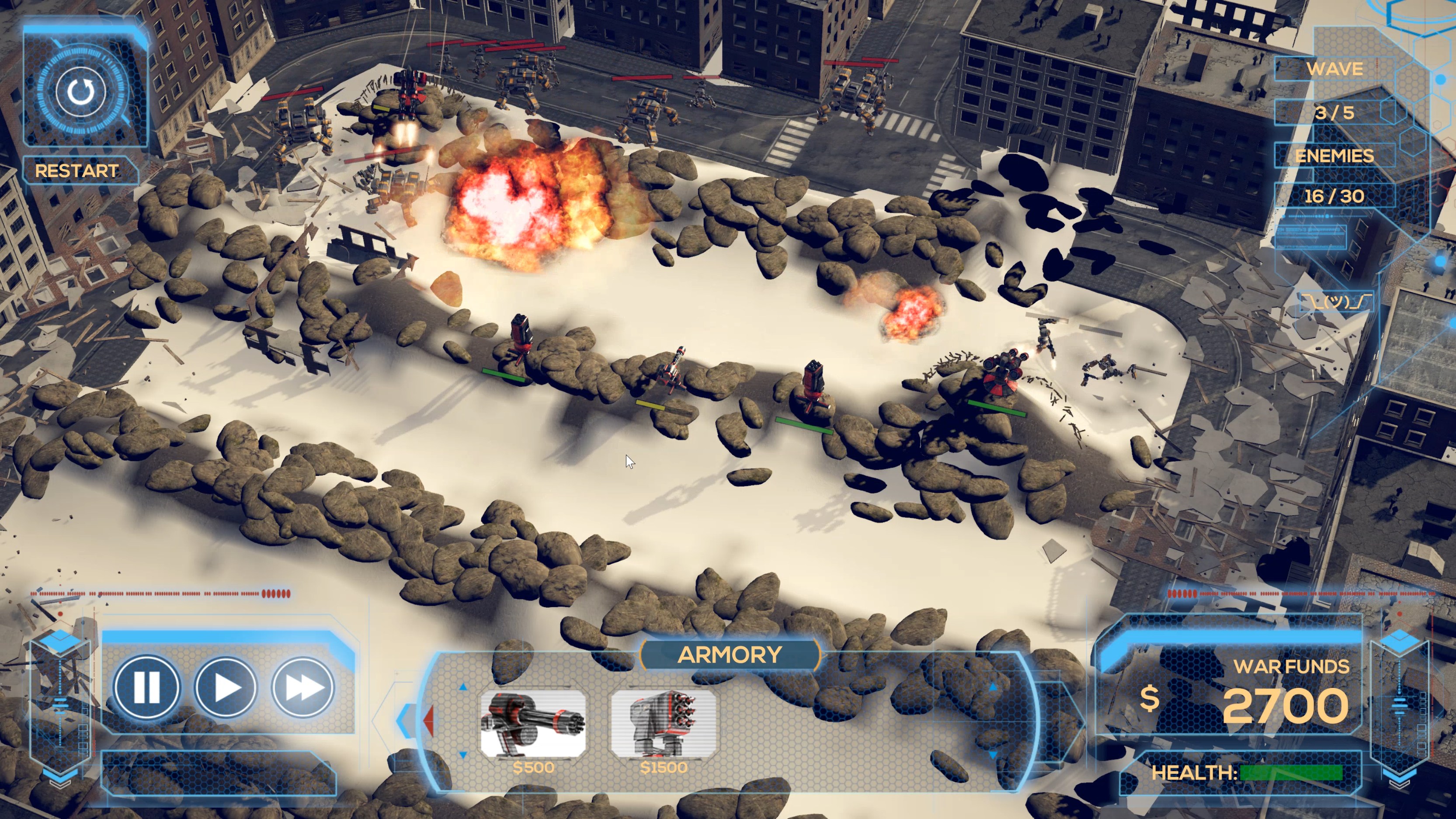 Mech Tower Defense by stonger44