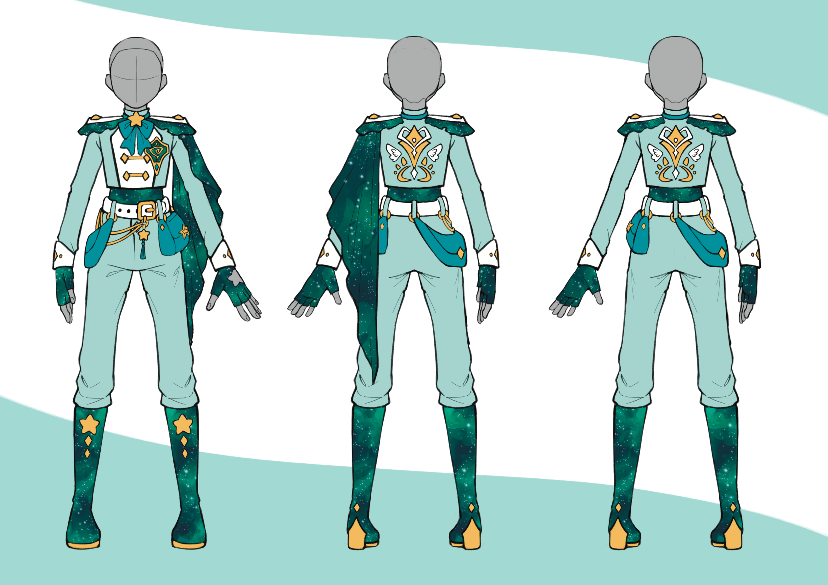 Magical Agents - Uniform concept art by Phoebubble