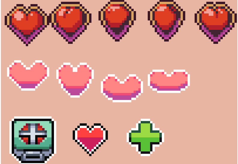 Health Asset Pack by AteBits