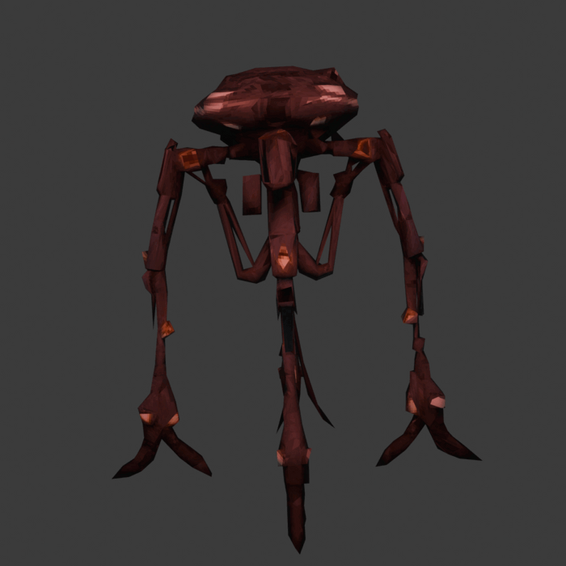 PSX-Style Biomechanical Horror Alien Pack by Hornero Estudio