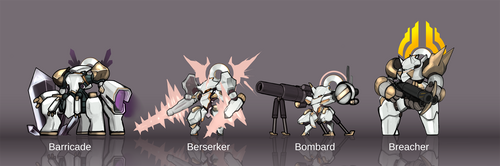 Barricade, Berserker, Bombard & Breacher - Lancer Npc Pack-Aunic Ofanim ...