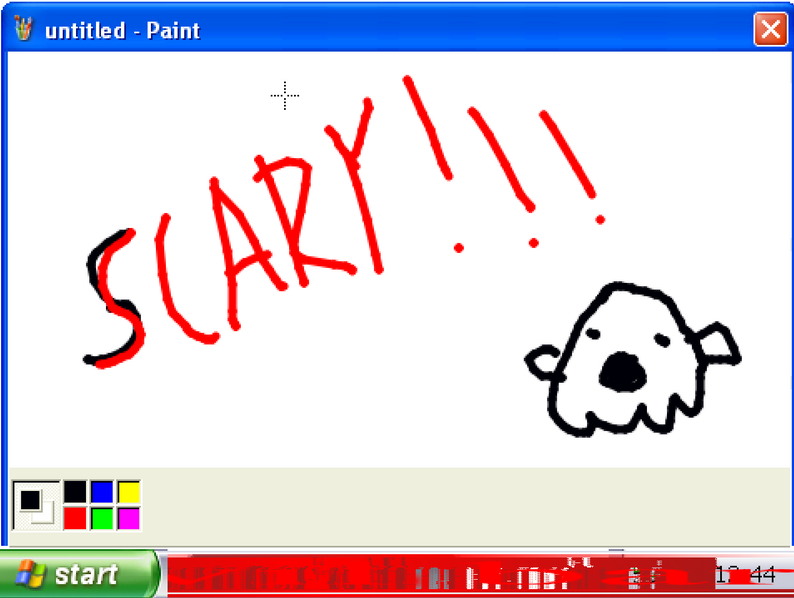 Windows XP scary edition by lewis