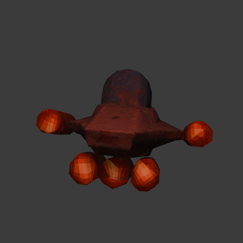 PSX-Style Biomechanical Ships & Relics Pack by Hornero Estudio