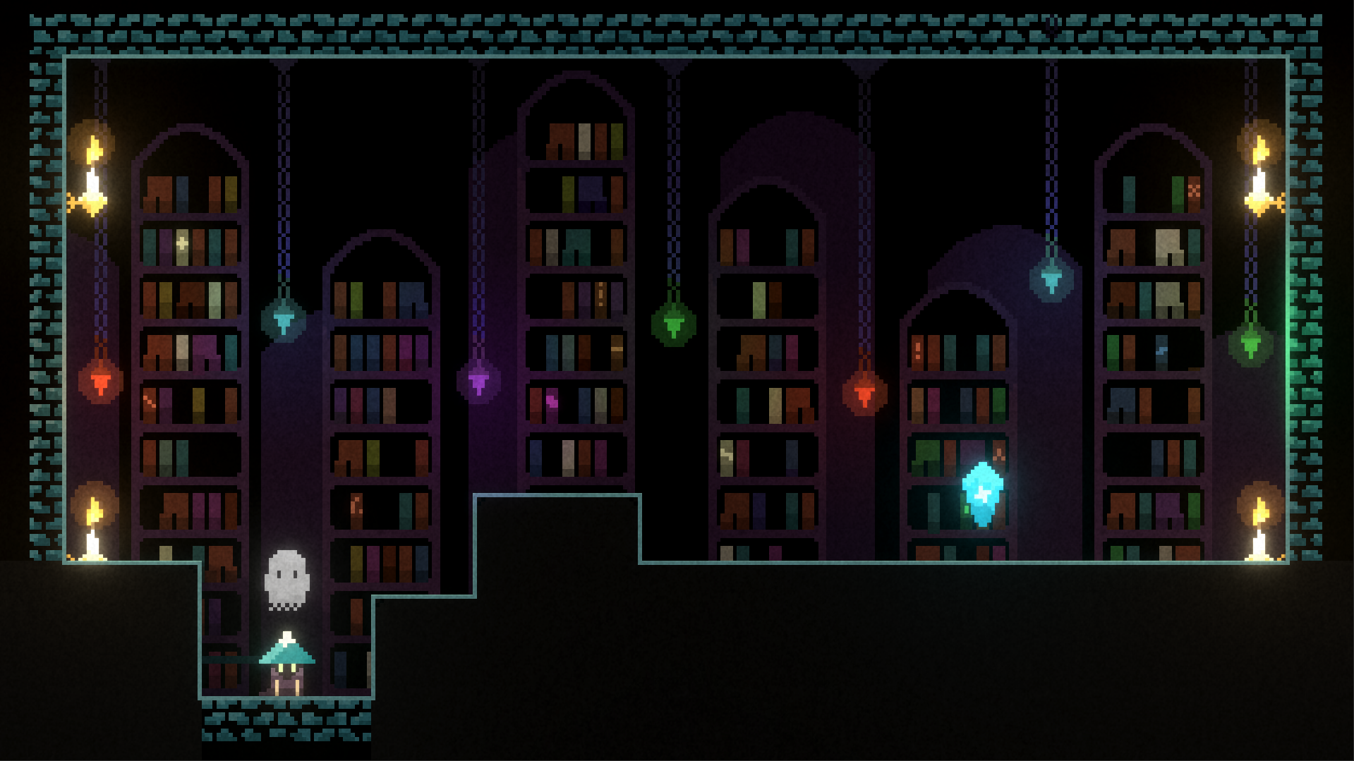 Haunted Library - Background by SeeOne