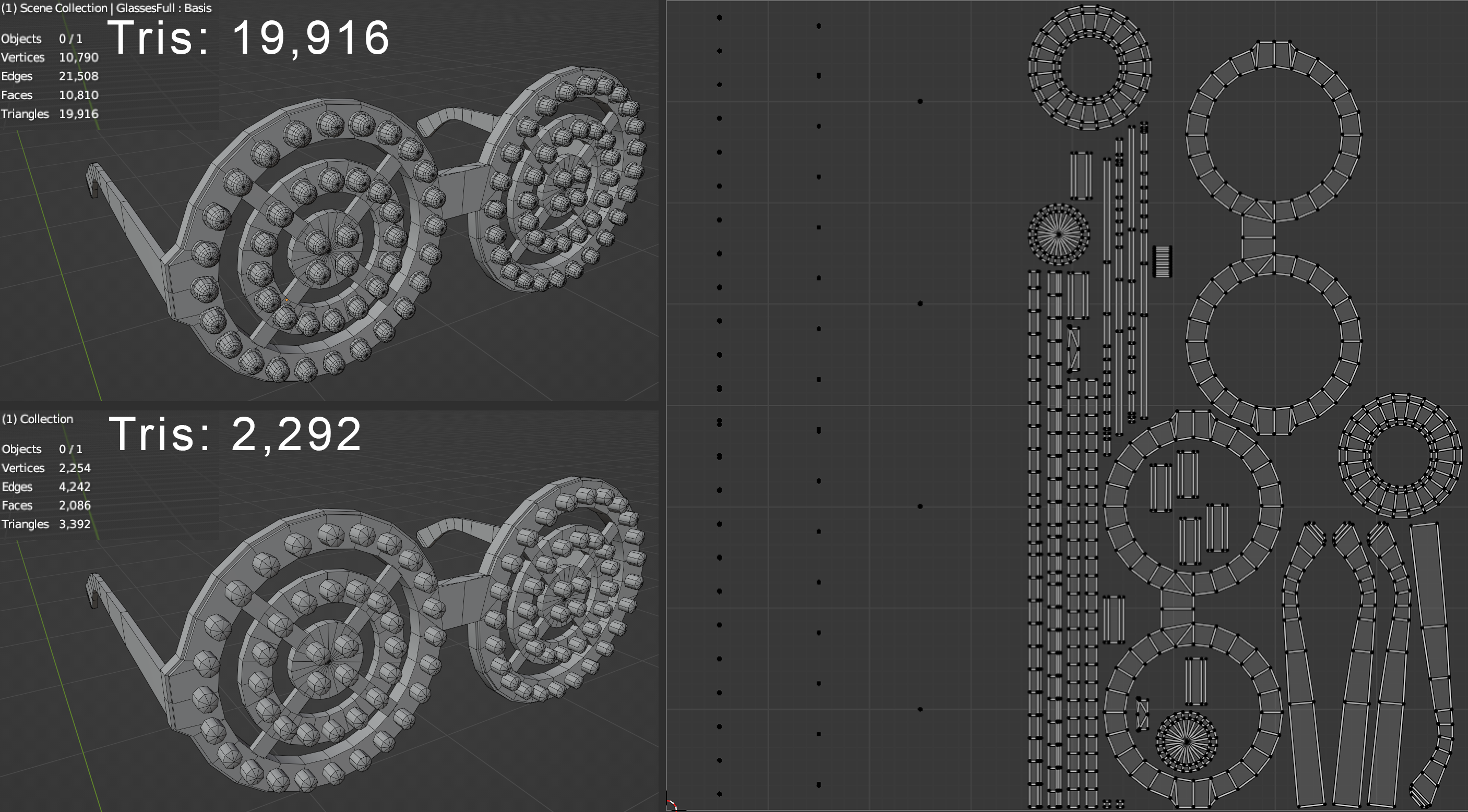 VRChat REZZ LED Hypno Glasses by Sav