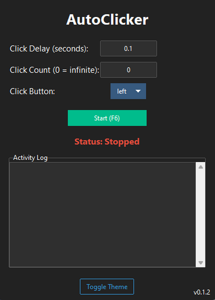 Auto Clicker by VintageSalmon