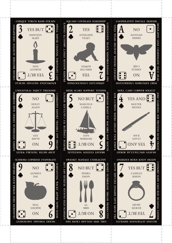 Solo RPG Playing Cards by The Ravensridge Press