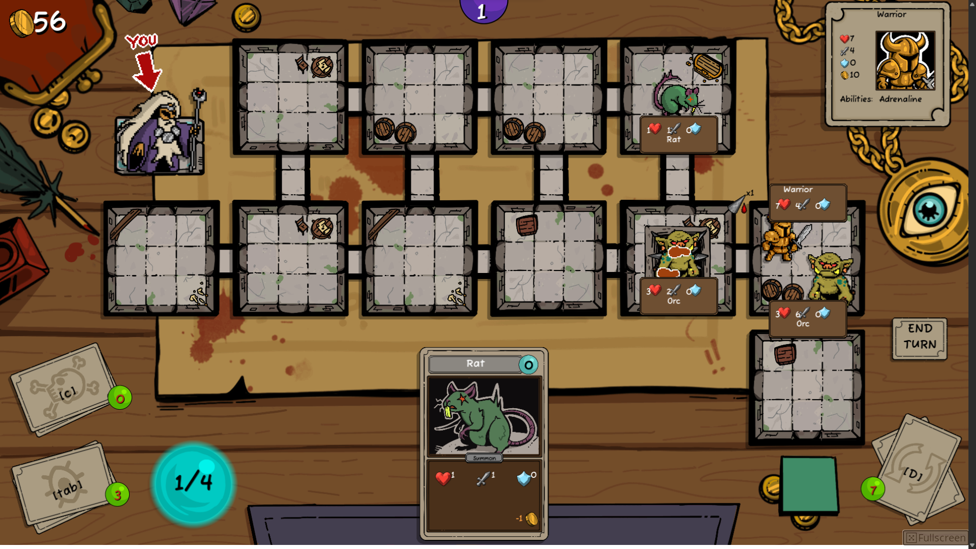 Grimzor's Decks of Doom by OmenSoft, Rambelles