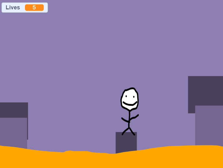 Stickman goes on a crazy adventure in a volcano! by mateothepotato