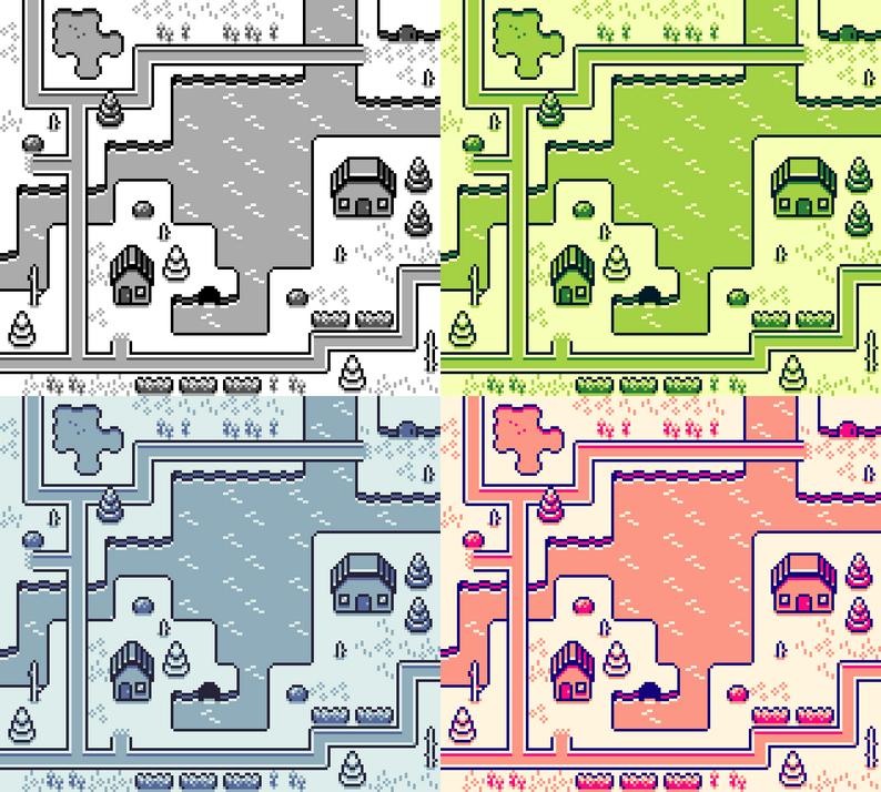 8x8 GB Tileset by Adam Childs