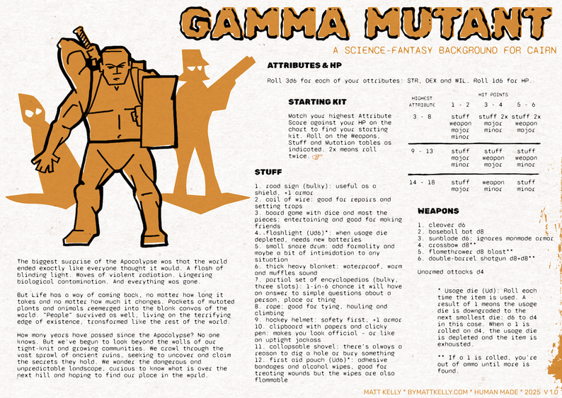Gamma Mutant by By Matt Kelly