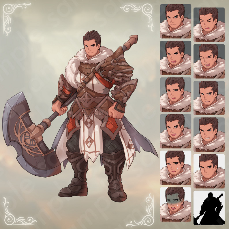 Fantasy Character Set Vol.1: Adventurer Series by POMPACK