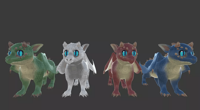 Baby Dragon Unity Asset by junior