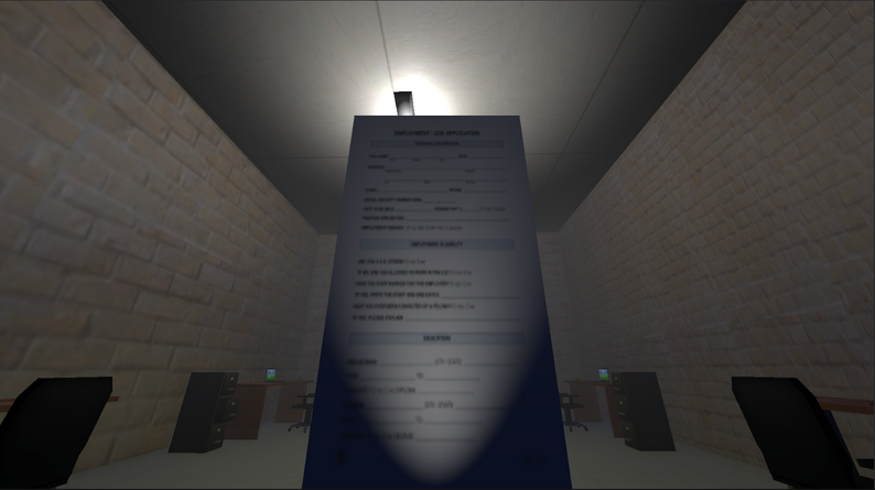 Job Application - Horror Game (PROTOTYPE) by TitanMedia