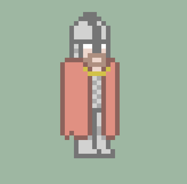 Pixel Dual Sword Knight by Bazelico