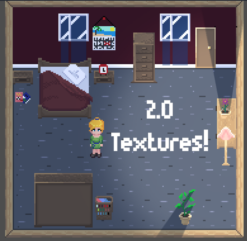 Modern House Tile Set - With a horror twist by ManicPixelDreamGirl