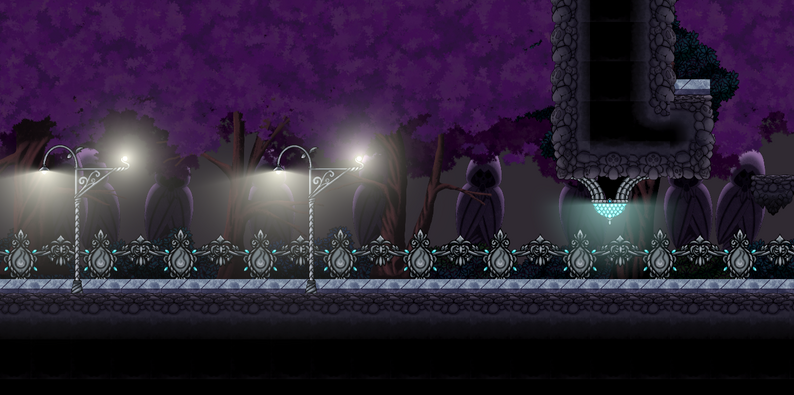 Free 2D Platformer - Skull Garden Tilesets Asset Pack by Nova