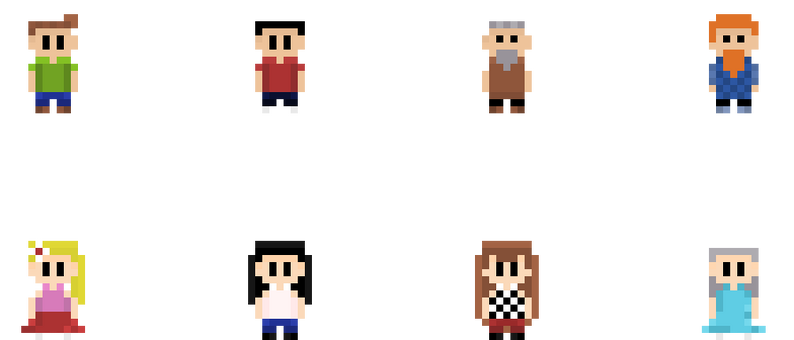 FREE Pixel Art Idle Citizen NPCS by Life in pixels