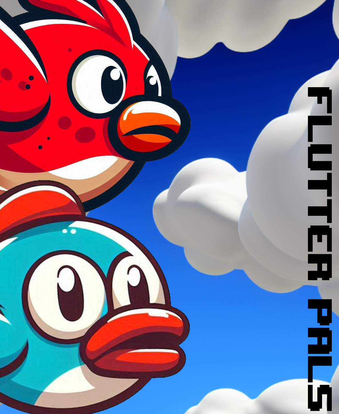 Flutter Pals by Stupert