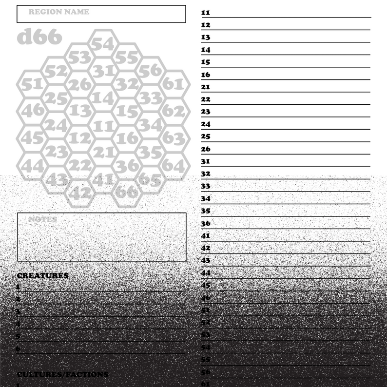 Handy-Dandy Hex-Map Templates by Hexed Press