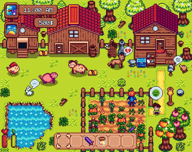 Introducing Clover Valley! A Cozy Farming RPG Asset Pack - Clover ...
