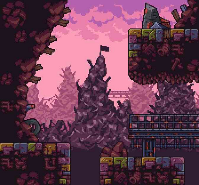 Sharpland Rusty Mountain Asset by Alb_pixel Store