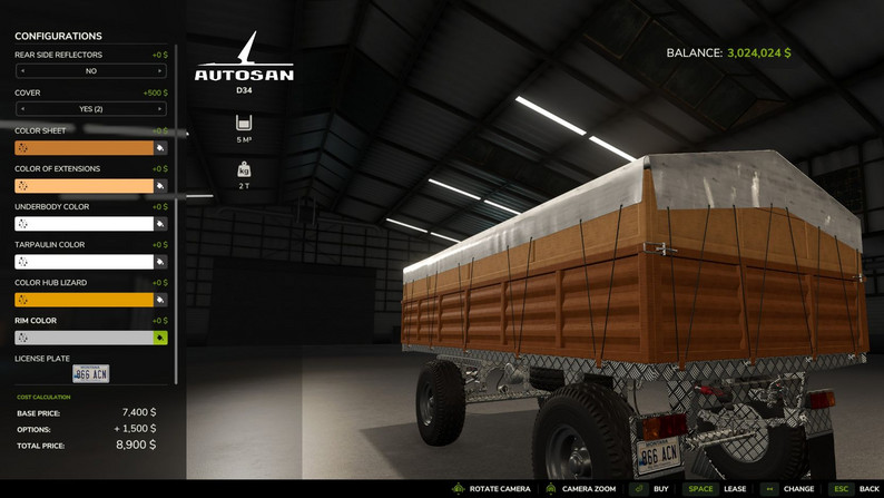 FS25 Custom Favorite Colors by KrowFS