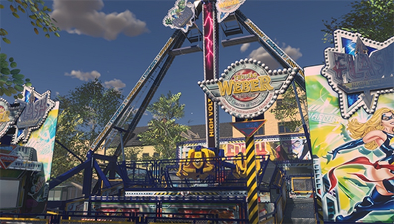 Funfair Ride Simulator - Flash [WEBER] by Virtual Machines Simulations