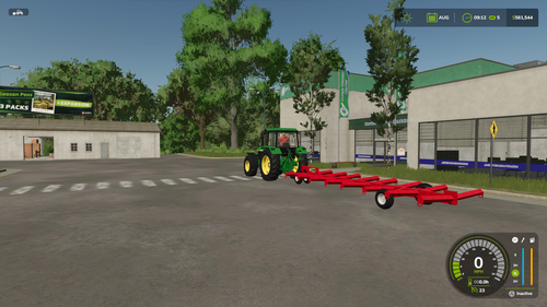 H&S Round Bale Wagon - H&S Round Bale Wagon by Wisconsin modding