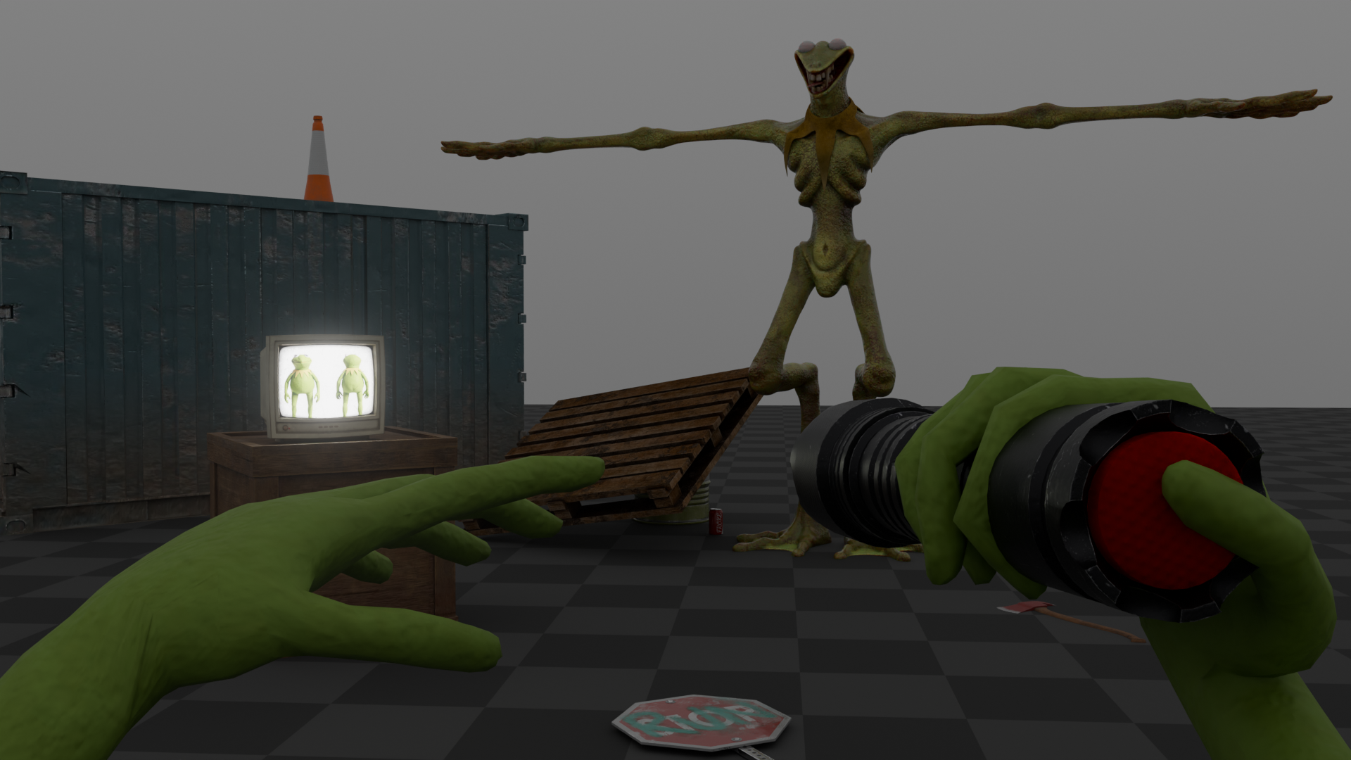 A fresh Start. - Horror Kermit The Unreal Remake by Birb