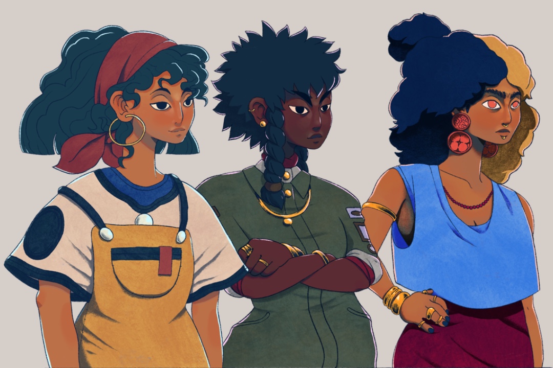 5 Illustrative Character Sprites by Jordan :)