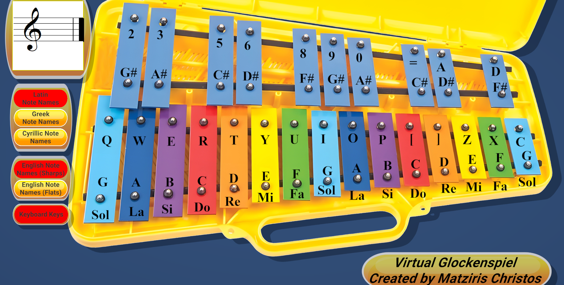 Virtual Glockenspiel by Matziris Christos