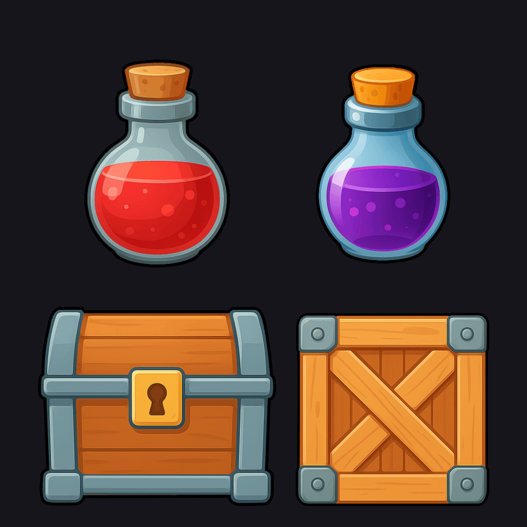 Free 2D Game Sprites by Yoo Game Art