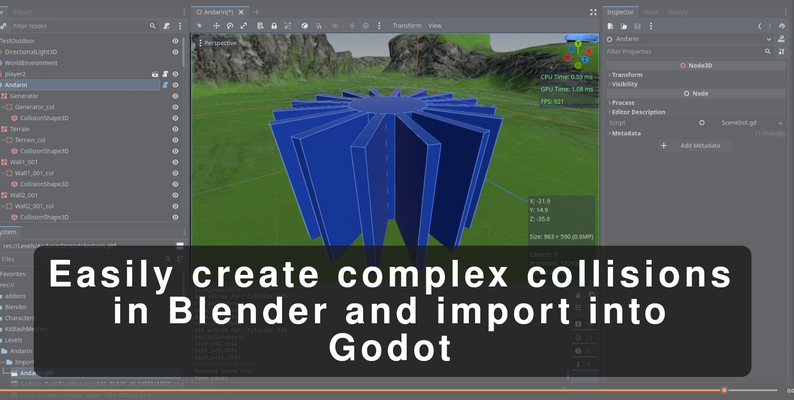 Blender To Godot 4 Pipeline Addon by michaeljared
