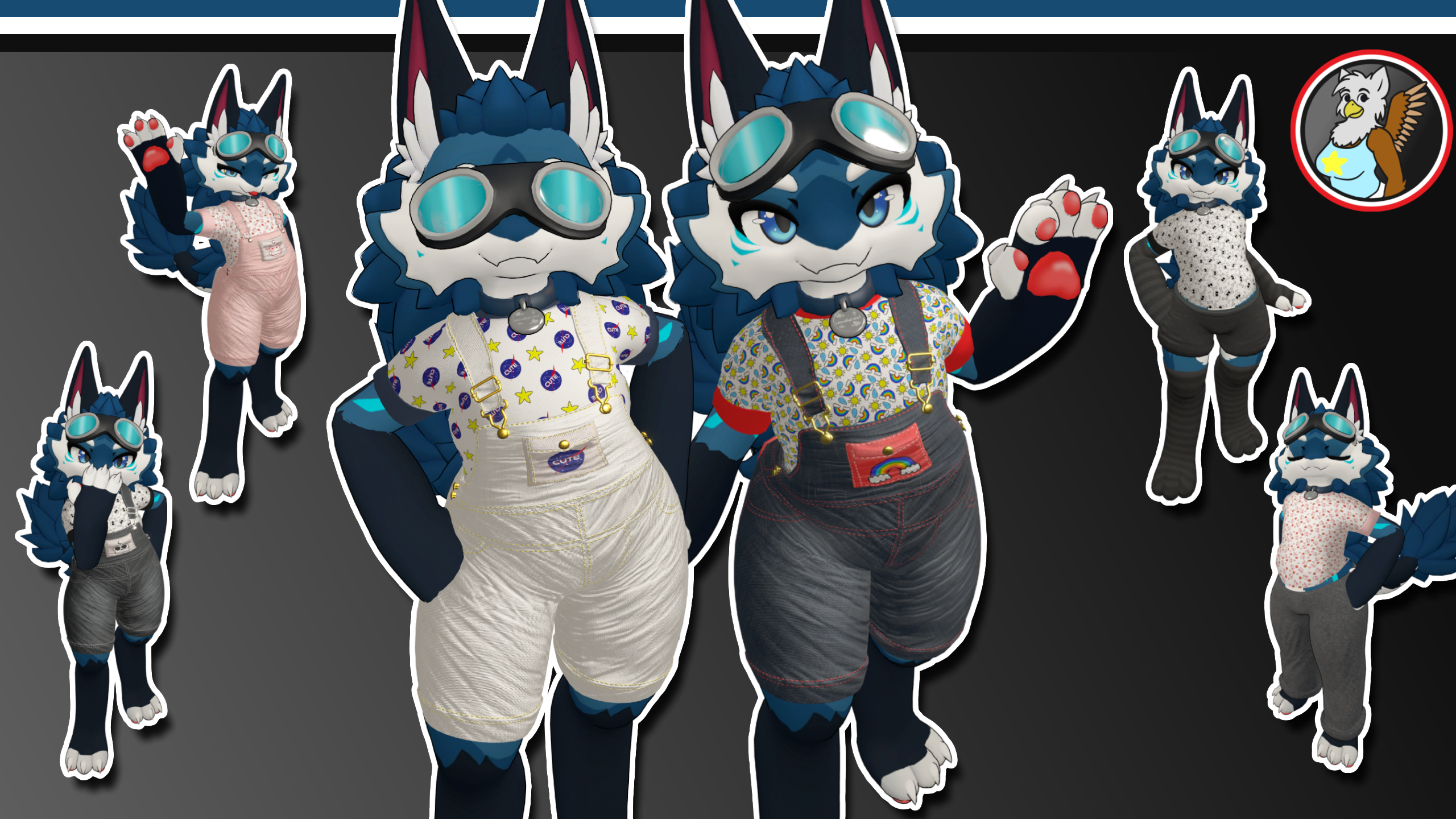 Chibi Novabeast Shortalls by EXGriffins