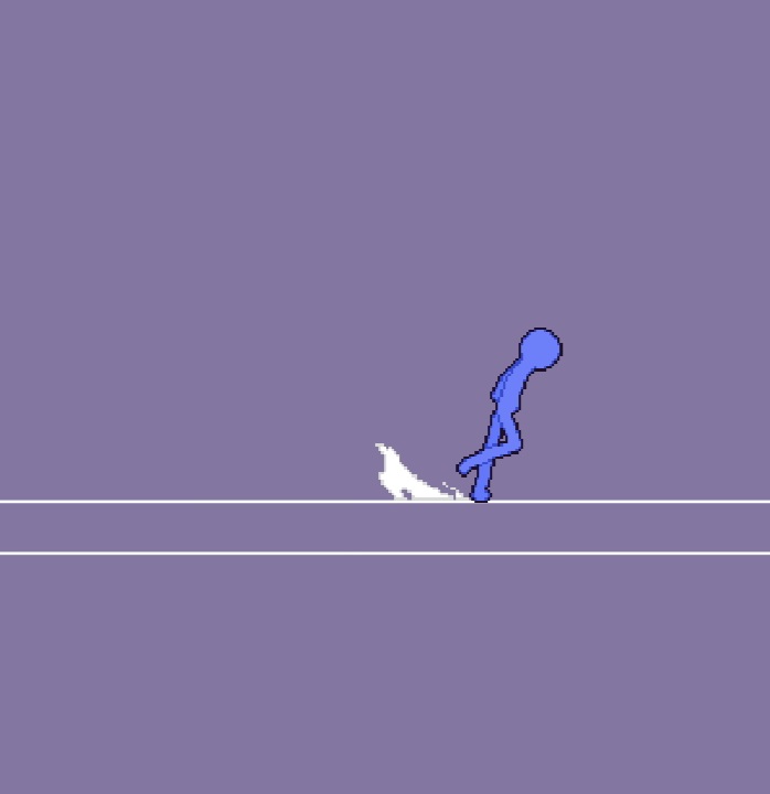 pixel stick figure (stickman) by ka-shifuka