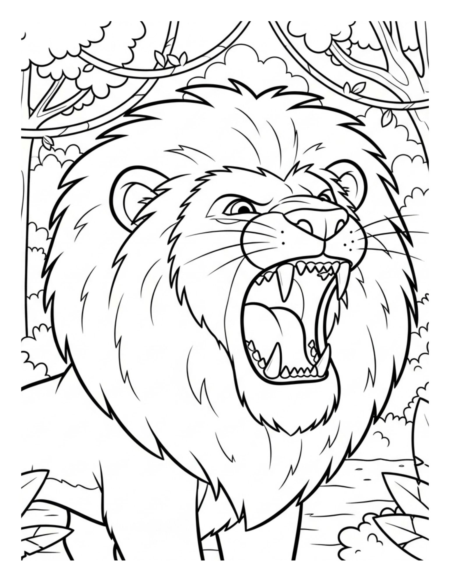 Jungle Animal Tracing & Coloring Pack | Fun Learning for Toddlers ...